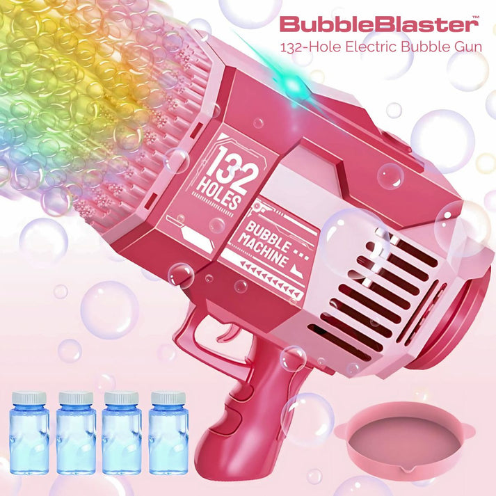 BubbleBlaster™ 132-Hole Electric Bubble Gun – Astra™