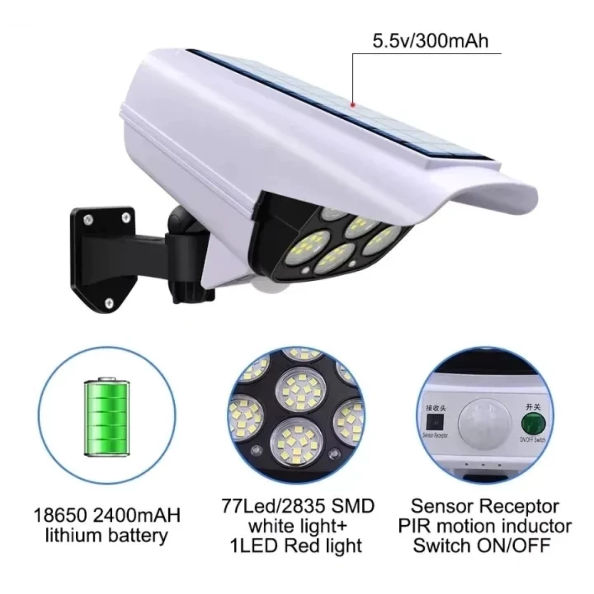LightPatrol™ Solar CCTV Simulation Light – Astra™